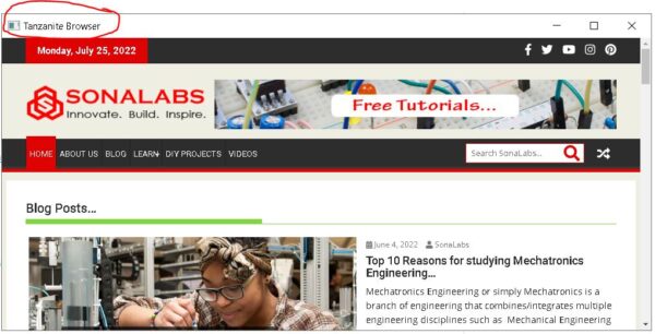 How to build your own Web-Browser using Python - SonaLabs
